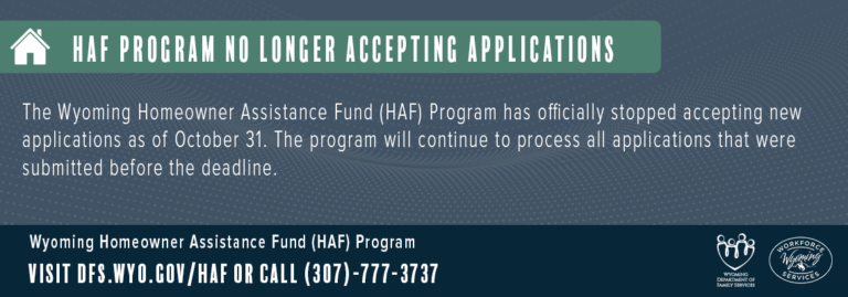 Wyoming Homeowner Assistance Fund Program (HAF) - Wyoming Department of ...